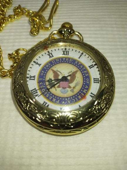 United States of America Presidential Pocket Watch - Sherwood Auctions
