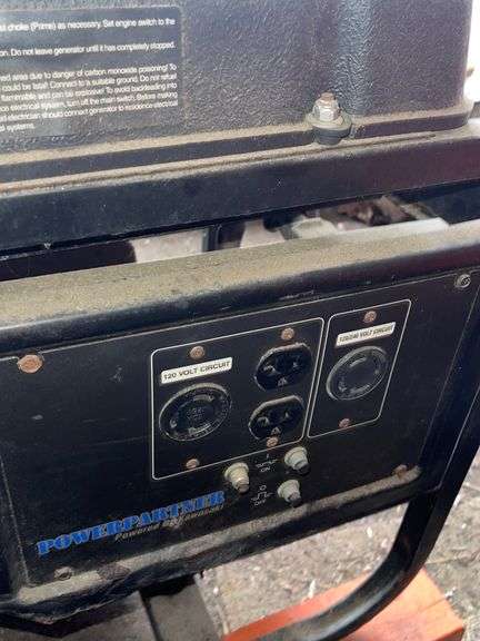 Kawasaki Power Partner 6000 Generator - Sherwood Auctions