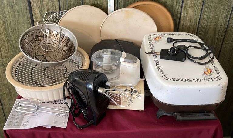 Electric Skillet, Indoor Electric Grill, Hamilton Beach Hand Mixer ... Electric Skillet, Indoor Electric Grill, Hamilton Beach Hand Mixer ...