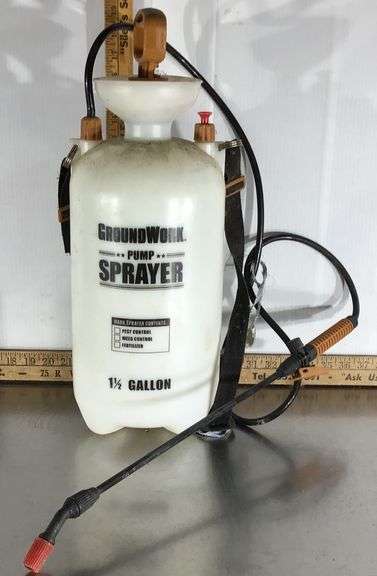 GroundWork 1.5 Gallon Pump Sprayer! - Sherwood Auctions