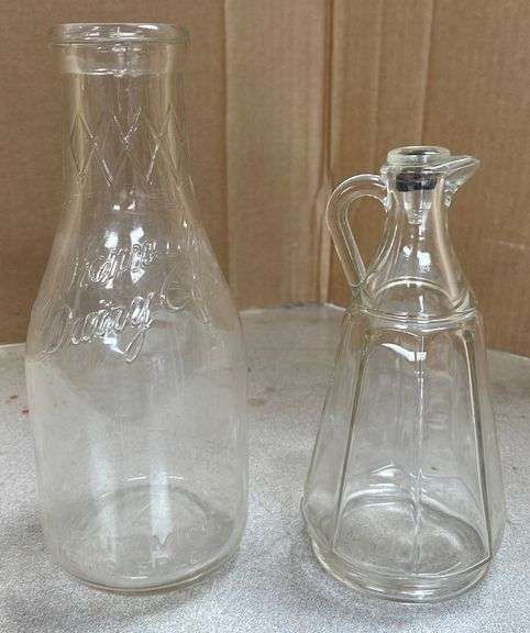 Kennedy Dairy Bottle & Cruette - Sherwood Auctions