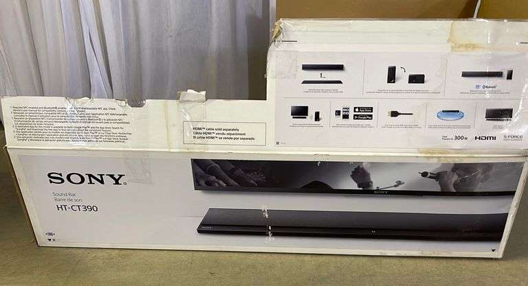 Sony HT-CT 390(Seller Advises It Works) - Sherwood Auctions