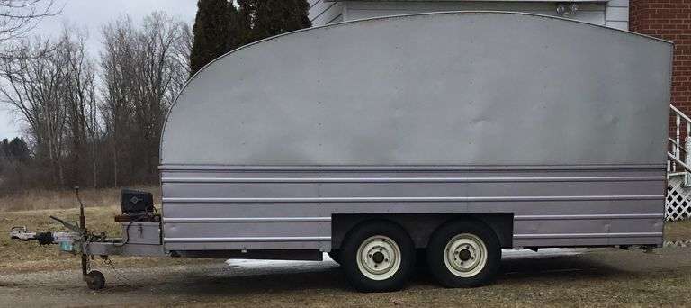 1985 18' 5'' R.M Trailers LTD Cargo Trailer - Sherwood Auctions