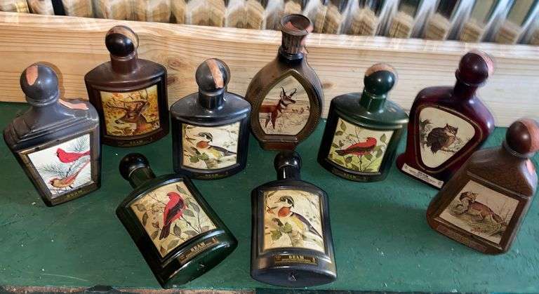 Jim Beam Wildlife & Bird Decanter Collection - Sherwood Auctions