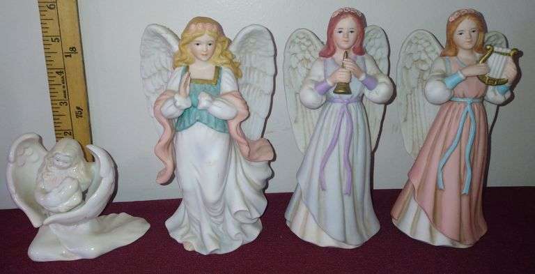 Heavenly Cherub Angel Figurines, Homco & Collectable Angels - Sherwood ...