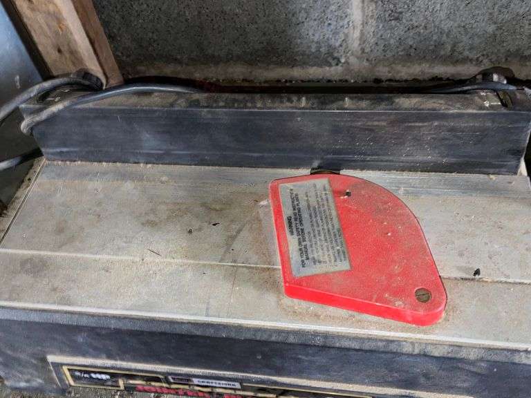 Sears Craftsman 3/4 HP Motorized Jointer-Planer - Sherwood Auctions