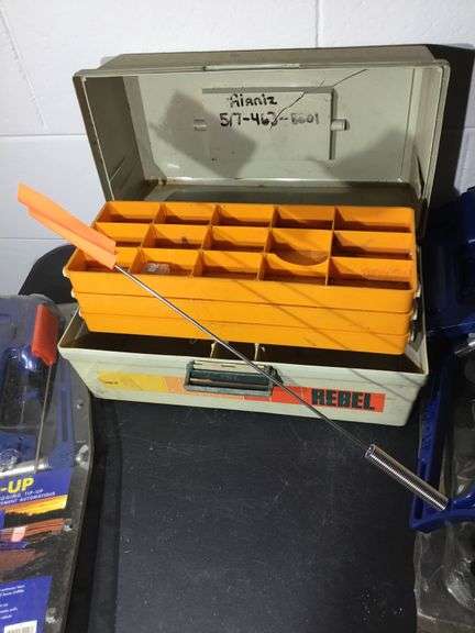 Auto Tip Ups and Tackle Box - Sherwood Auctions