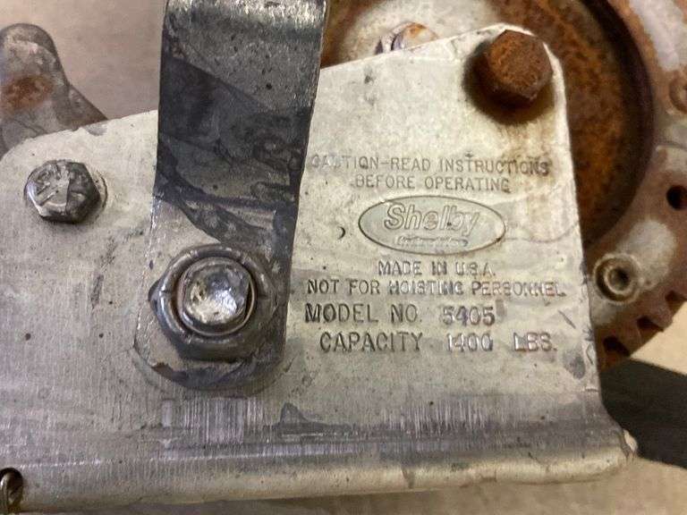 Shelby Boat Winch - Sherwood Auctions