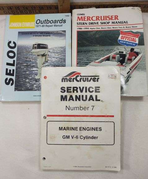 Boat Repair + Service Manuals - Sherwood Auctions