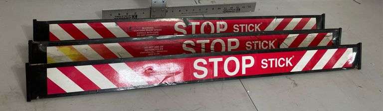 Three Stop Sticks - Sherwood Auctions