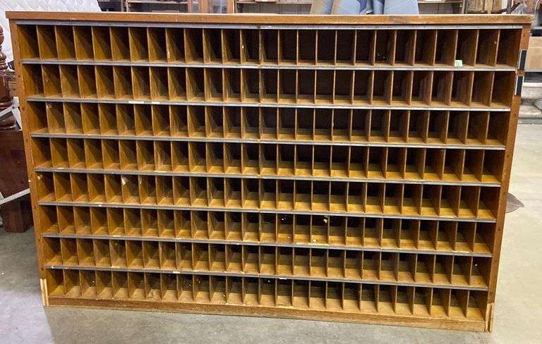 Post Office Sorting Box and Table - Sherwood Auctions