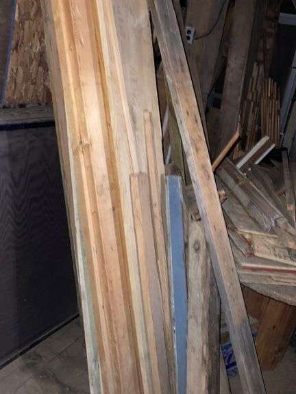 Three XL Wooden Wire Spools, Hanging Platform w/ Springs, Doors & Lots ...