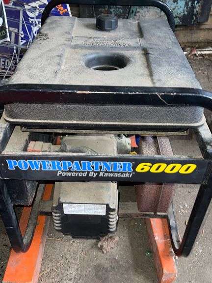 Kawasaki Power Partner 6000 Generator - Sherwood Auctions