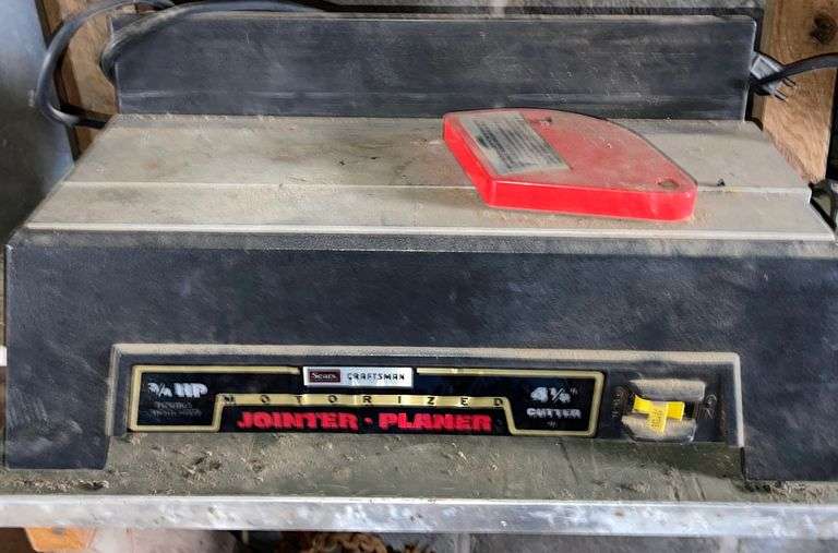 Sears Craftsman 3/4 HP Motorized Jointer-Planer - Sherwood Auctions