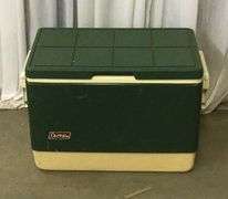 Retro Green Coleman Cooler! - Sherwood Auctions
