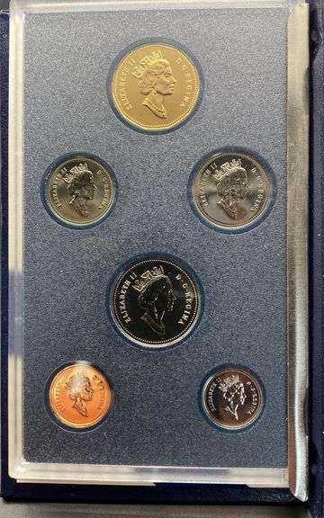 1991 Royal Canadian Mint Specimen Set - Sherwood Auctions