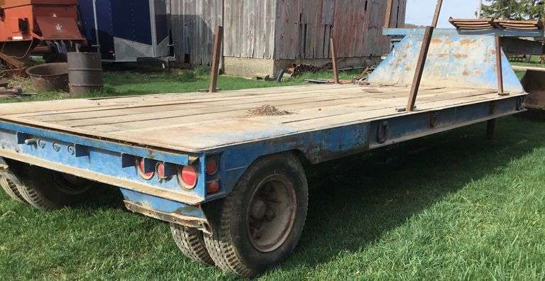 18’ 5th Wheel Single Axle Flatbed Trailer with Air Jacks - Sherwood ...