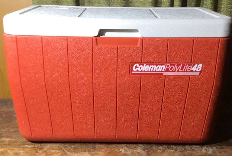 Coleman PolyLite 48 Cooler 15”x23”x13” - Sherwood Auctions
