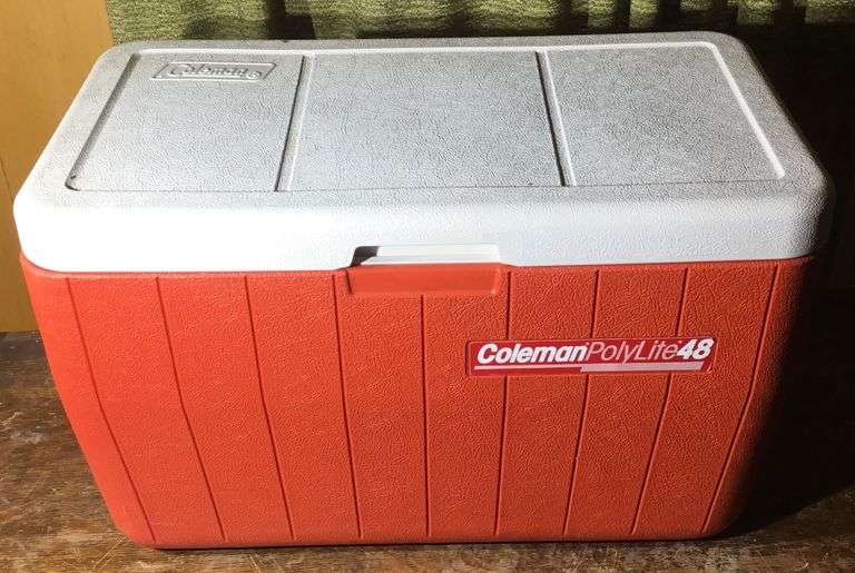 Coleman PolyLite 48 Cooler 15”x23”x13” - Sherwood Auctions
