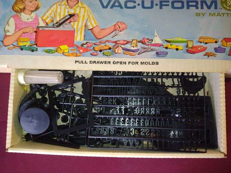 1960's Mattel Vac-U-Form Plastic Mold Maker + Mold Kits - Sherwood Auctions
