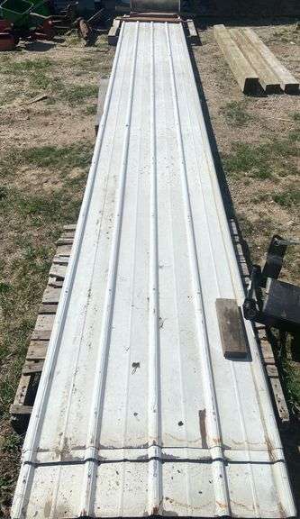 16 Sheets of Barn Steel - Sherwood Auctions