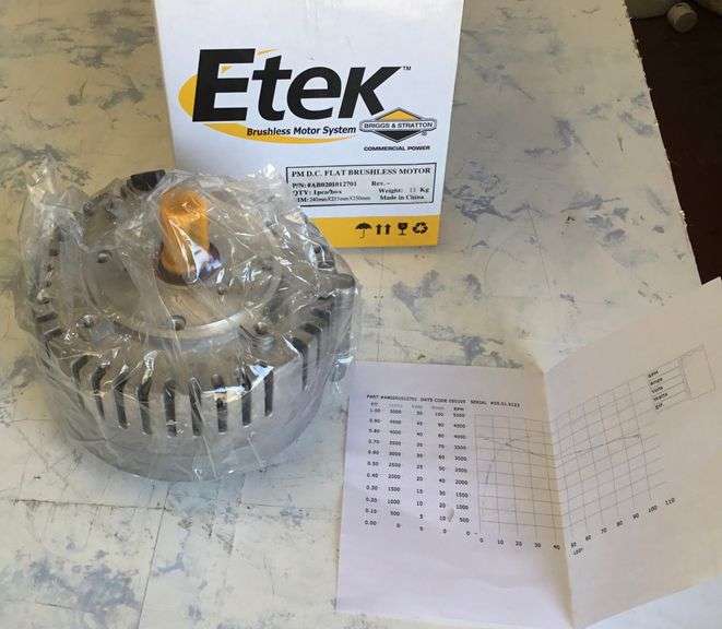 Briggs and Stratton Etek Flat Brushless Motor NEW in Box!! - Sherwood ...