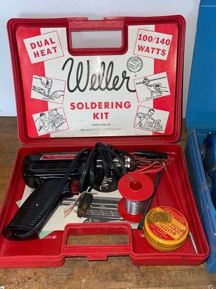 Weller Soldering Kit, Sears Craftsman Propane Torch Pistol Kit & Extra ...