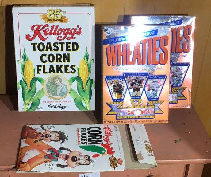 Vintage Cereal Empty Boxes - Sherwood Auctions