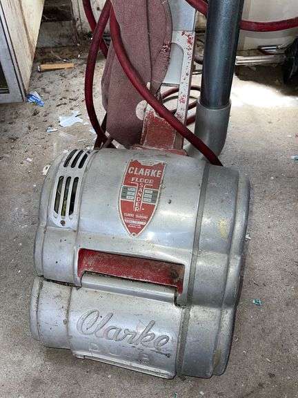Clarke DU-8 Floor Sander, From Muskegon, Mich.- has power - Sherwood ...