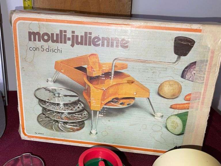 Mouli-Julienne Slicer, White Westinghouse Electric Knife, Nut Grinder, Kitchen Utensils & Knives ...