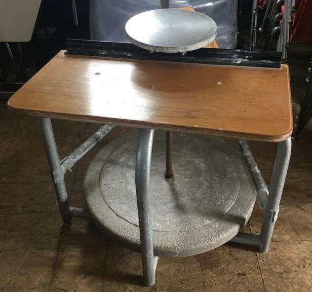 Pottery Spinning Wheel - Sherwood Auctions