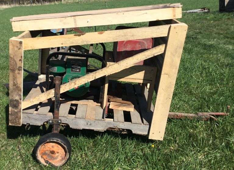 Coleman Powermate 5000 Watts and Transport Cart - Sherwood Auctions