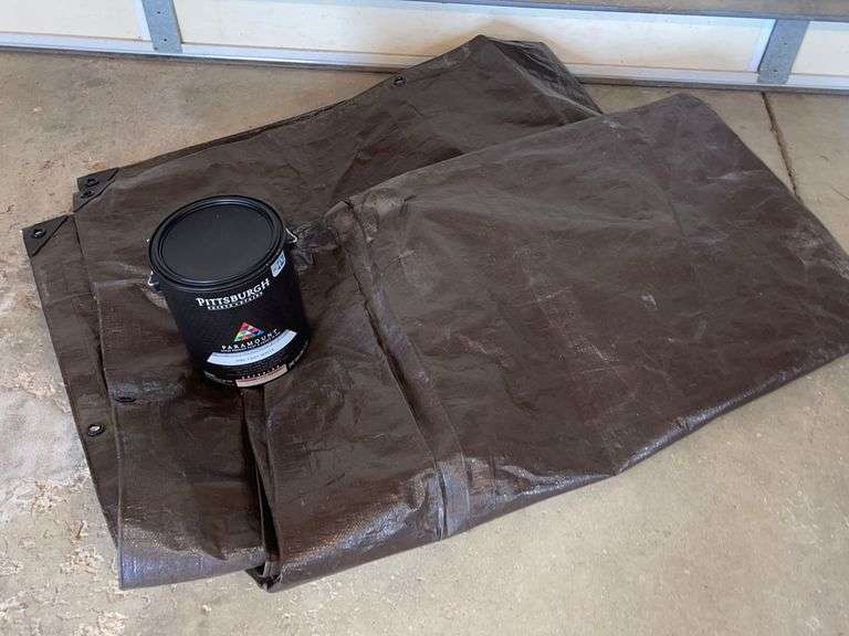 Pittsburgh Paints New Gallon One Coat White Exterior Stain & 8’x11 ...