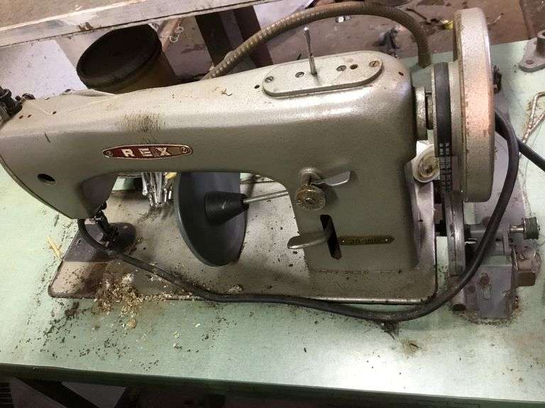 Rex Industrial Sewing Machine - Sherwood Auctions