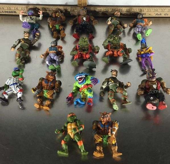 Teenage Mutant Ninja Turtles 1988, 1991, 1992 Mirage Studios Plaything ...
