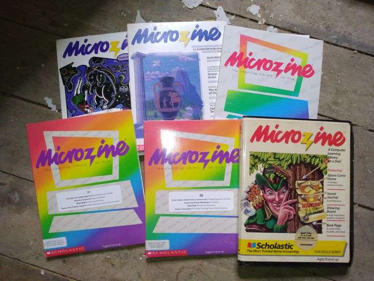 1983 Apple IIe Desktop Computer, Assortment of Games + Programs ...