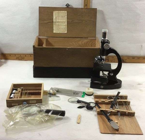 Microscope Set - Sherwood Auctions