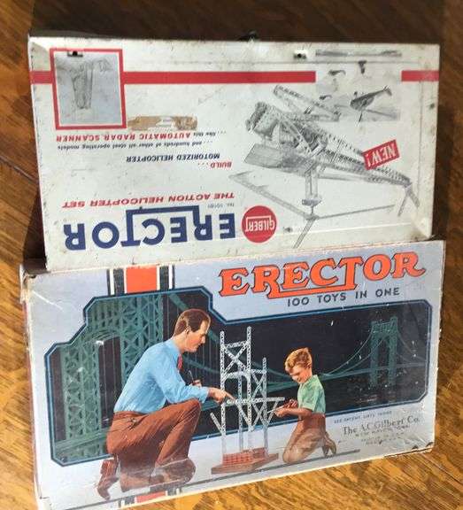 Two Vintage Gilbert Co. Erector Sets - Sherwood Auctions