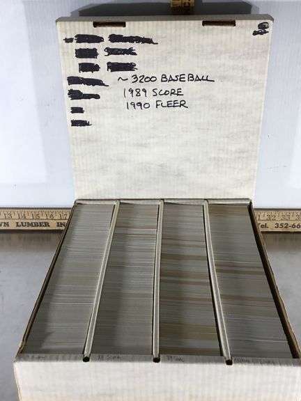 1989 Score And 1990 Fleer Baseball Cards Sherwood Auctions 1989-score-and-1990-fleer-baseball-cards-sherwood-auctions