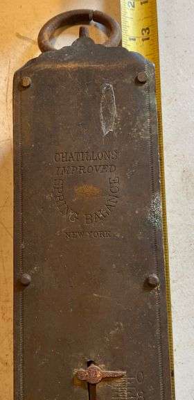 Vintage Chatillons Improved Spring Balance Scale, New York - Sherwood ...