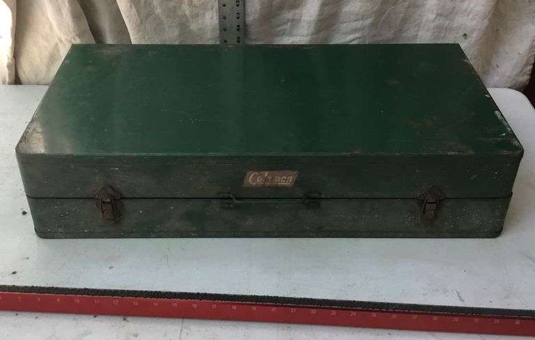 Coleman 413 C Camp Stove and Metal Case - Sherwood Auctions