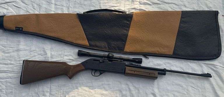 Crossman Powermaster 760 .177 Cal Pellet/BB Repeater Air Gun w/ Weaver ...