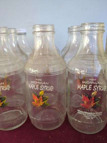 Collection Of Maple Syrup Jars & Stoneware Bottles - Sherwood Auctions