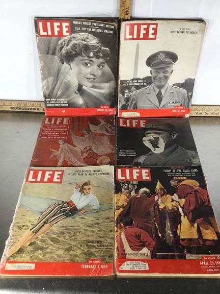 LIFE Magazines 1951, 1952, 1954 - Sherwood Auctions