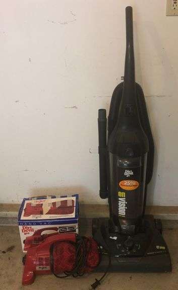 Dirt Devil En Vision Wide Glide Vacuum + Dirt Devil Hand Vac - Sherwood ...