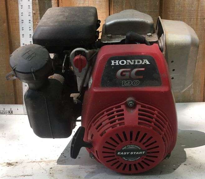 Honda GC 190 Horizontal Shaft Motor - Sherwood Auctions