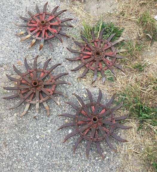 (5) Rotary Hoe Wheels - Sherwood Auctions