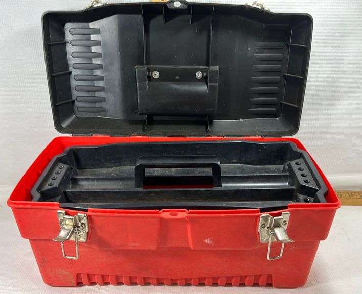 Hard Plastic Tool Box - Sherwood Auctions