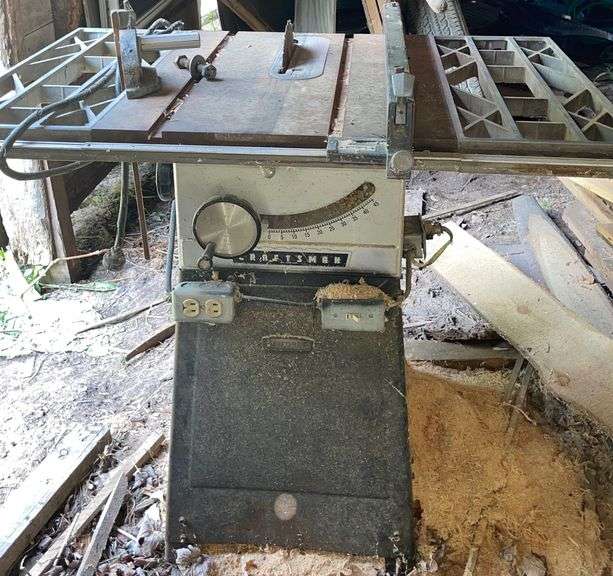 Sears Craftsman 10” Table Saw-has Power - Sherwood Auctions