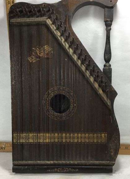 Fa Porter Lyre Harp Zither - Sherwood Auctions